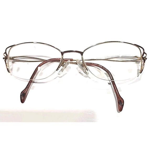Stepper | Accessories | Stepper Si360 F08 Gold Titanium Half Rim ...